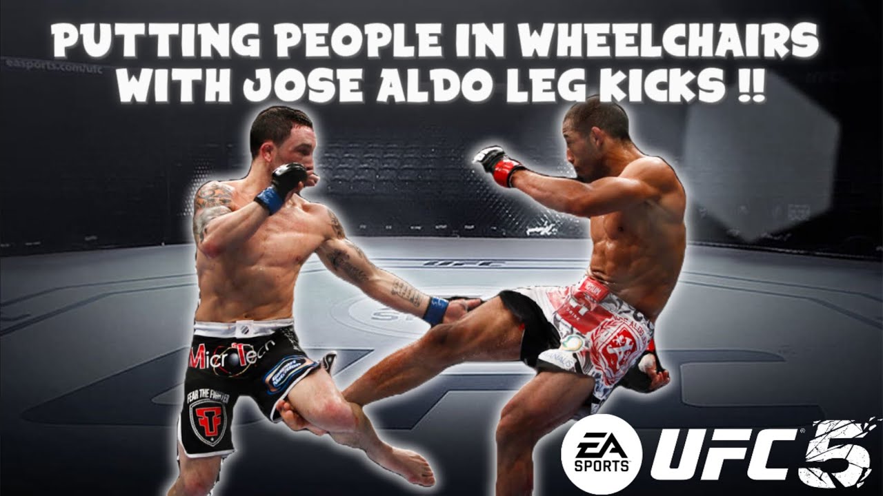 UFC 5 | BREAKING PEOPLES LEGS WITH JOSE ALDO - YouTube