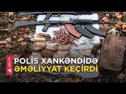 Xankəndidə axtarış aparılıb və silah-sursat aşkarlanıb – APA TV