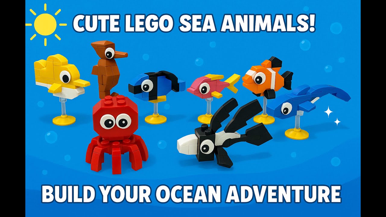🧱 Cute LEGO Sea Animals Collection | Build Your Ocean Adventure! - YouTube