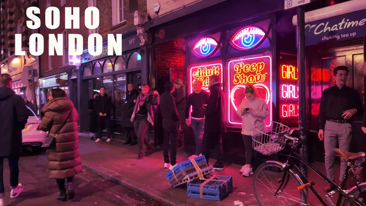 Friday Night in SOHO - 10 February 2023 | Central London Night walk [4K ...