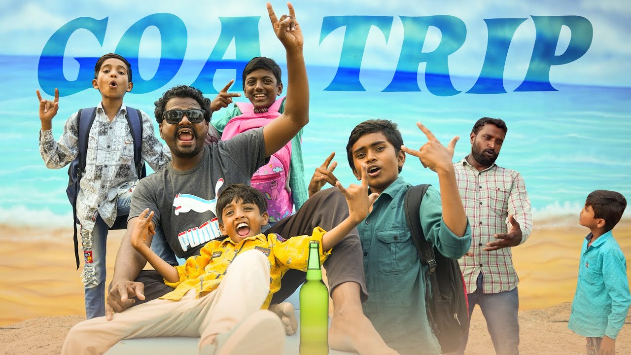 GOA TRIP||lambadipelly to goa||villege comedy||dhoom dhaam channel ...