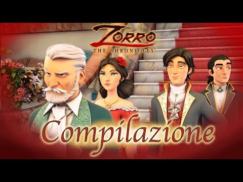Zorro La Leggenda | Episodio 1 - 3 | 1 Ora COMPILAZIONE | Cartoni di supereroi