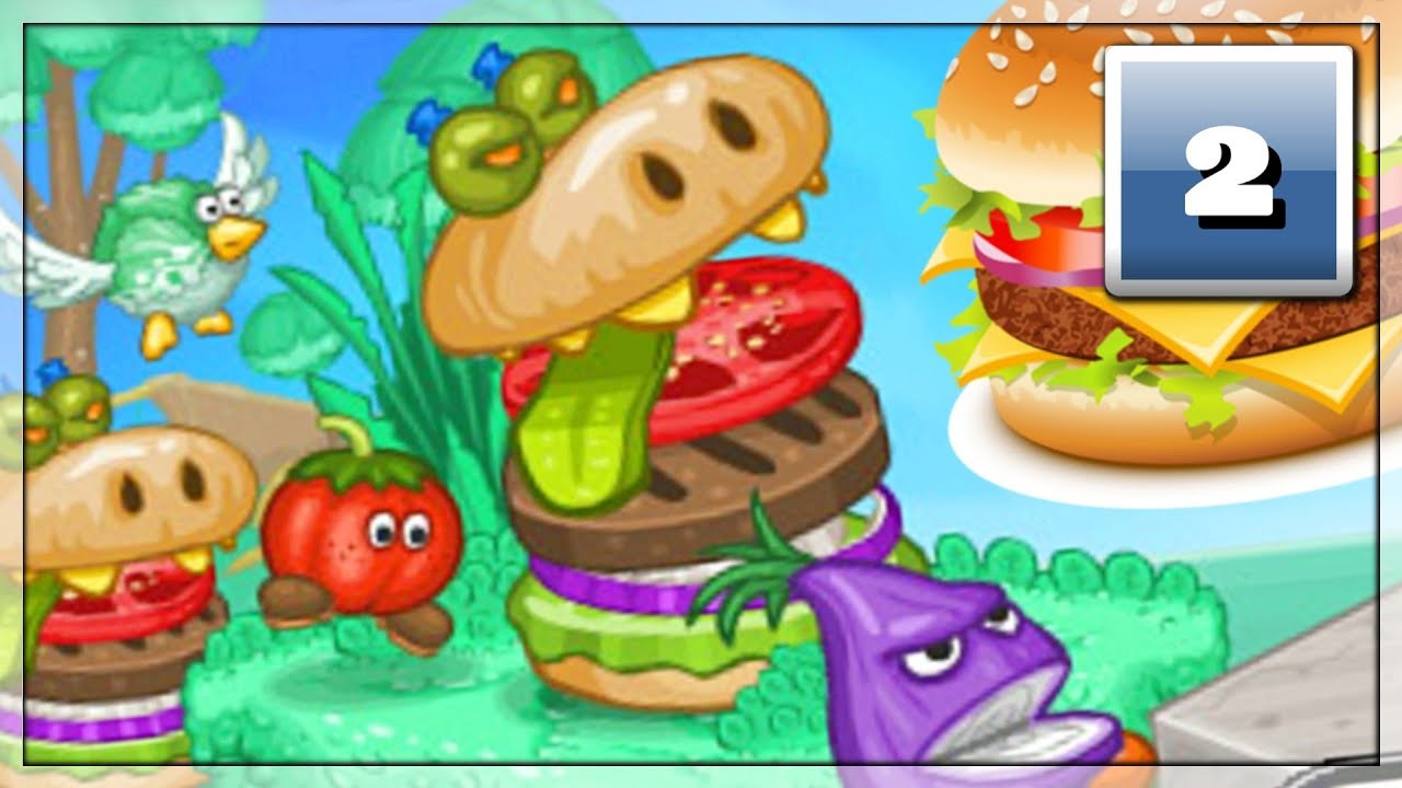 Jak Walczyć z Hamburgerami? Zobaczcie sami! Darmowe Gry Online: Papa ...