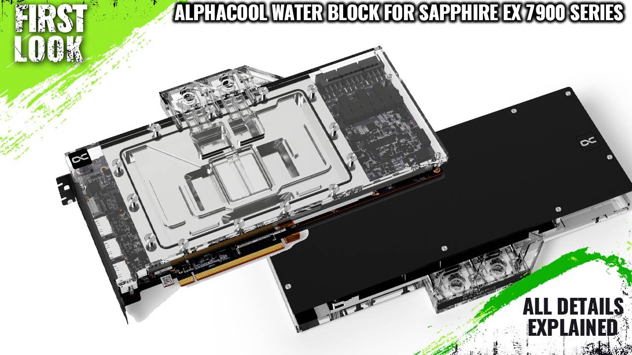 Alphacool Water Block Launched For Sapphire Radeon RX 7900 TOXIC GPU ...