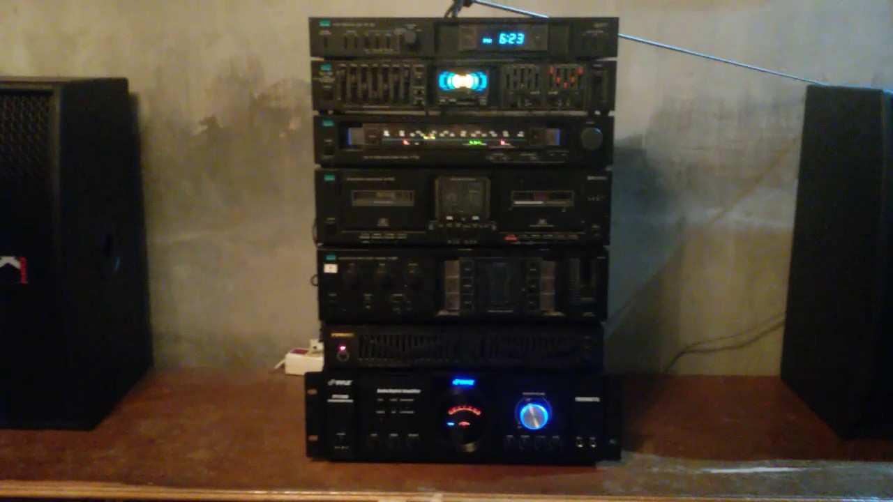 PYLE PT1100 HYBRID AUDIO DIGITAL AMPLIFIER + SANSUI SUPER COMPONENT ...