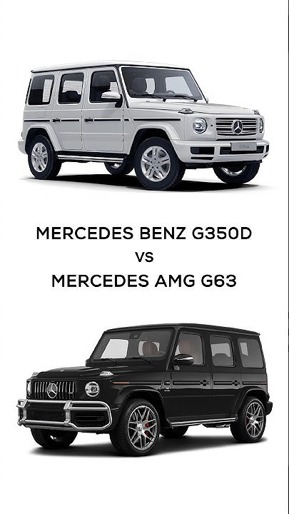 2023 Mercedes G-Wagon | Base Model vs Top Model | G350D vs AMG G63 #shorts #mercedes #suv - YouTube