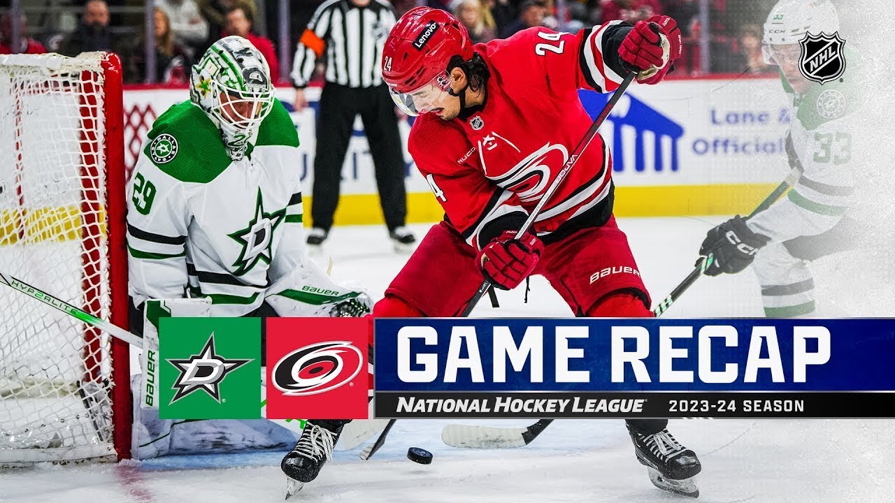 Dallas Stars vs Carolina Hurricanes | February 24, 2024 | Game ...