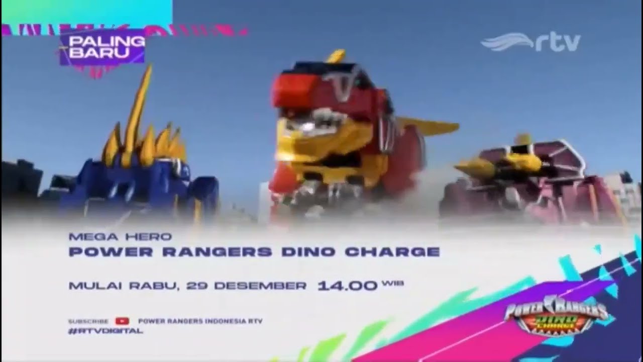 Promo RTV : Power Rangers Dino Charge - YouTube