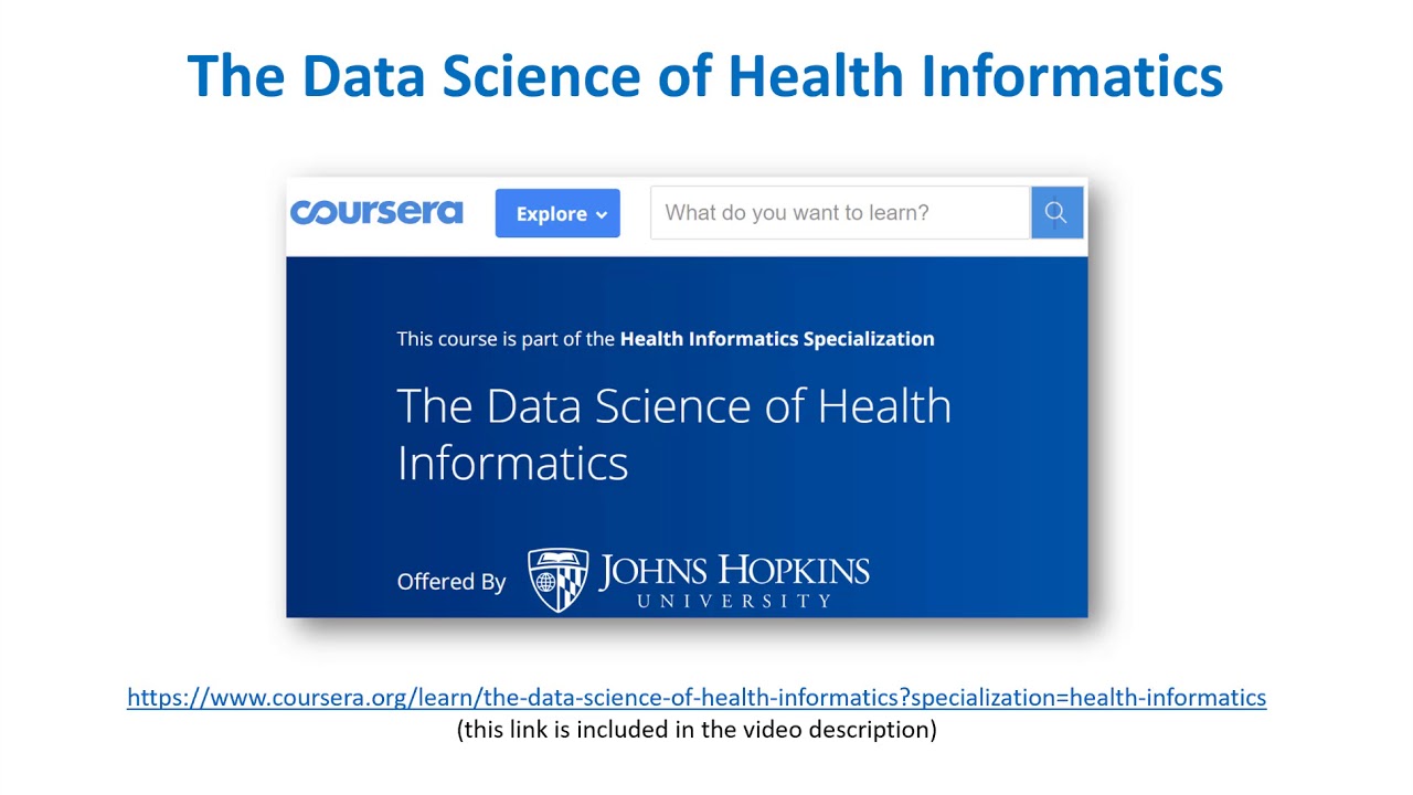 The Data Science of Health Informatics - YouTube