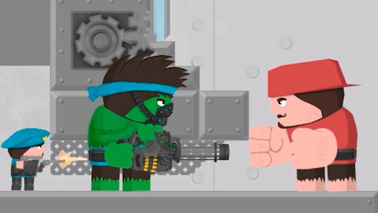 Халк с пулеметом Clone Armies Hulk! Tactical Army Game - YouTube