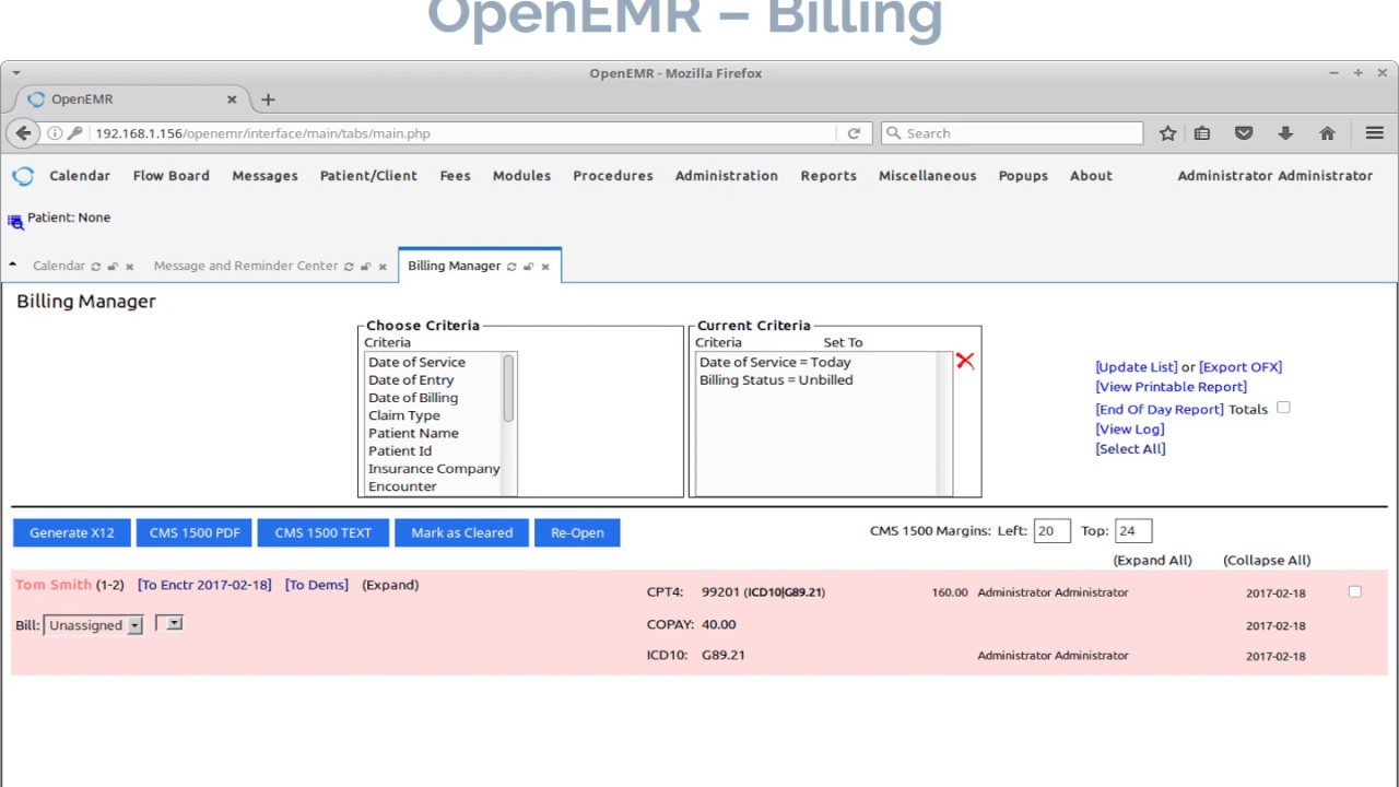 OpenEMR - EHR Features, price and Software Finder ratings. - YouTube