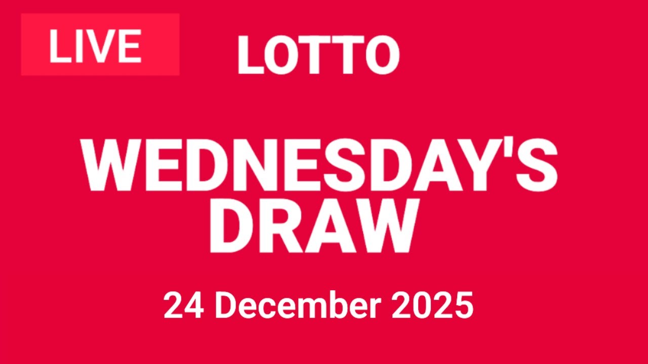 The National Lottery Lotto Draw Live results from Wednesday 24 December ...