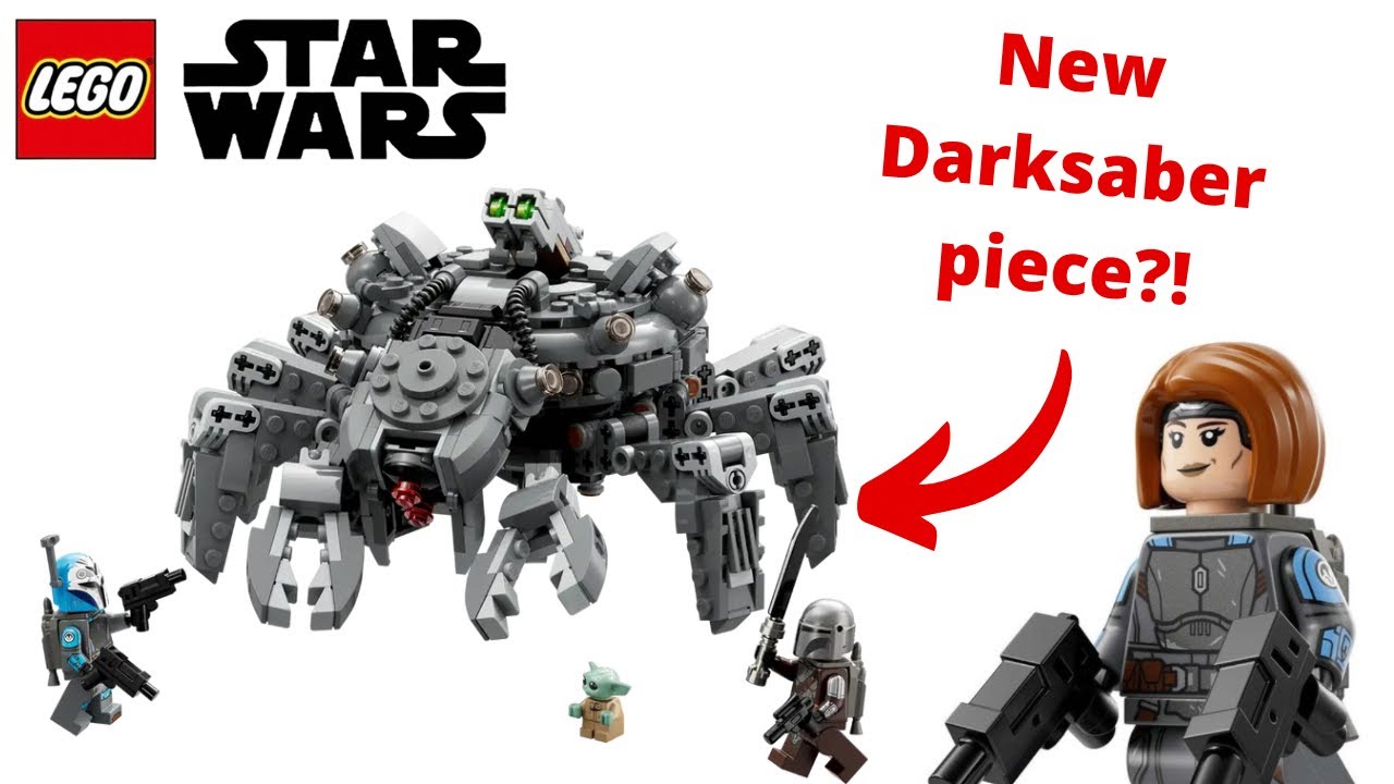 2023 LEGO Mandalorian S3 Spider crab tank reveal! - YouTube