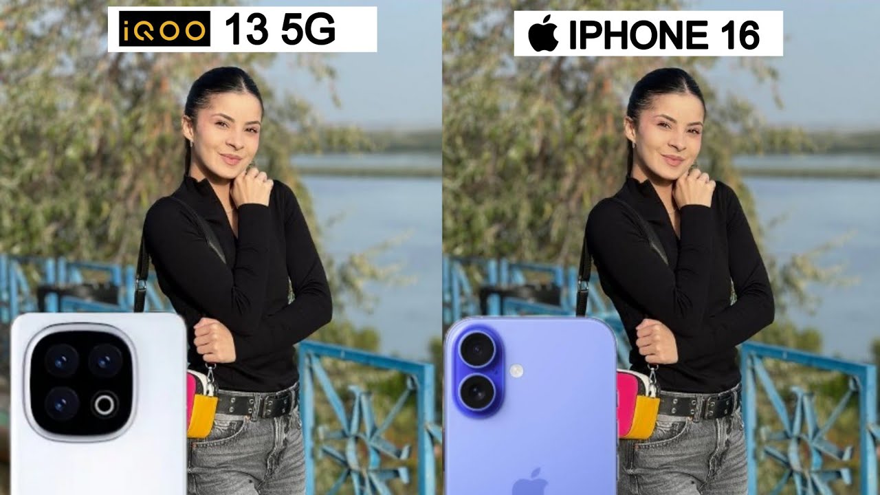 iQ00 13 5G VS iphone 16 Camera test Comparison - YouTube