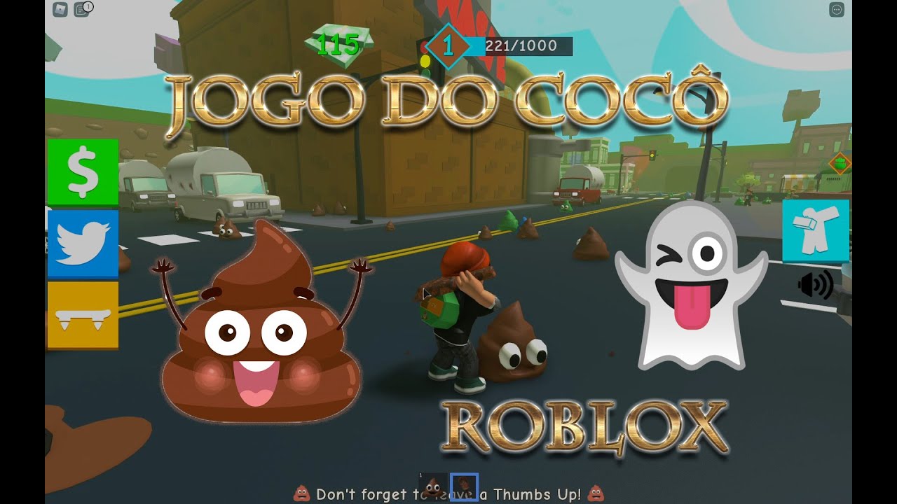 ROBLOX - Jogo do Cocô - Poop Scoop Simulator - YouTube