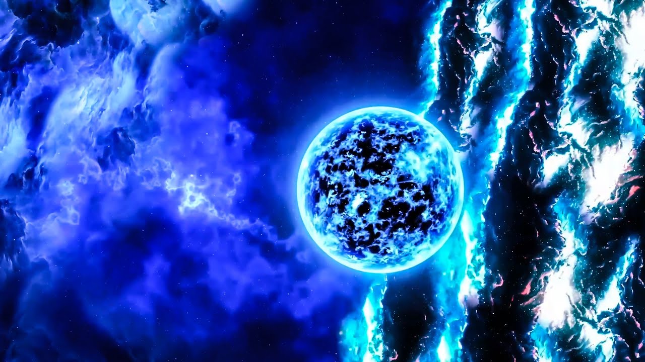 Enigmatic Realm: Journey through a Fantasy Universe with a Radiant Blue ...