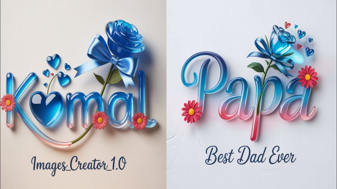 New Trending Prompts Mind Blowing 3D Name | New Insta trending Posts ...