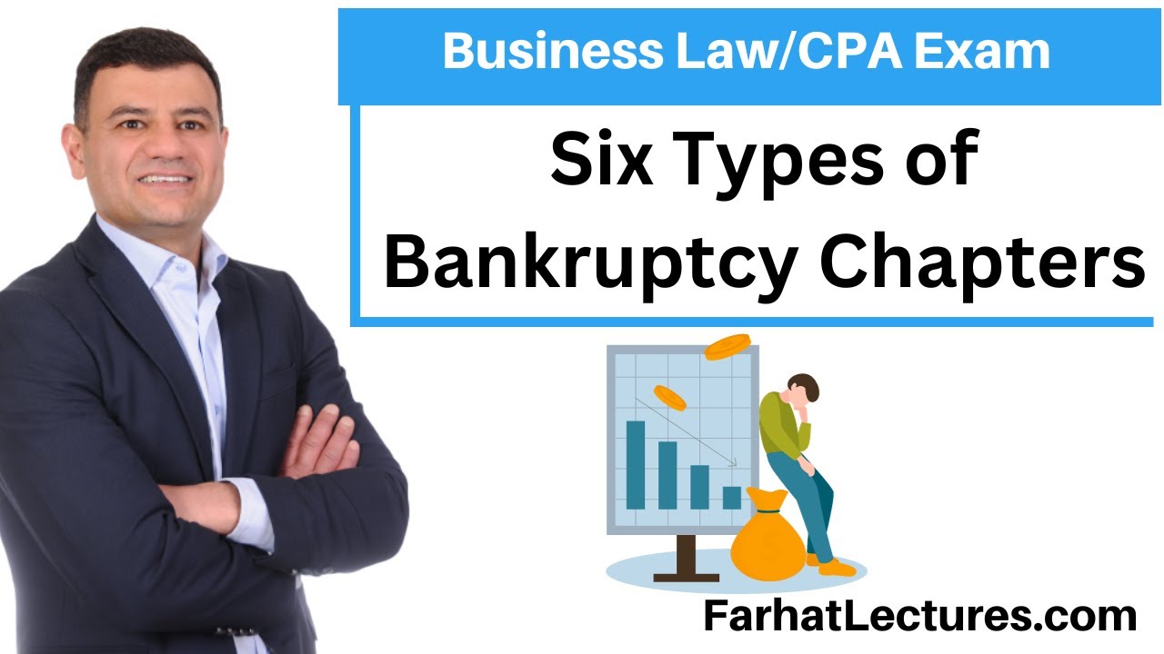 Six Types of Bankruptcy Chapters. CPA Exam - YouTube