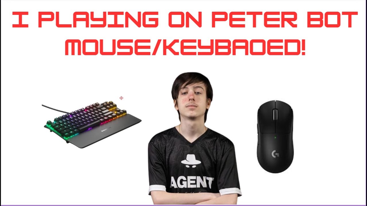 I TRIED PETERBOTS KEYBOARD AND MOUSE! - YouTube