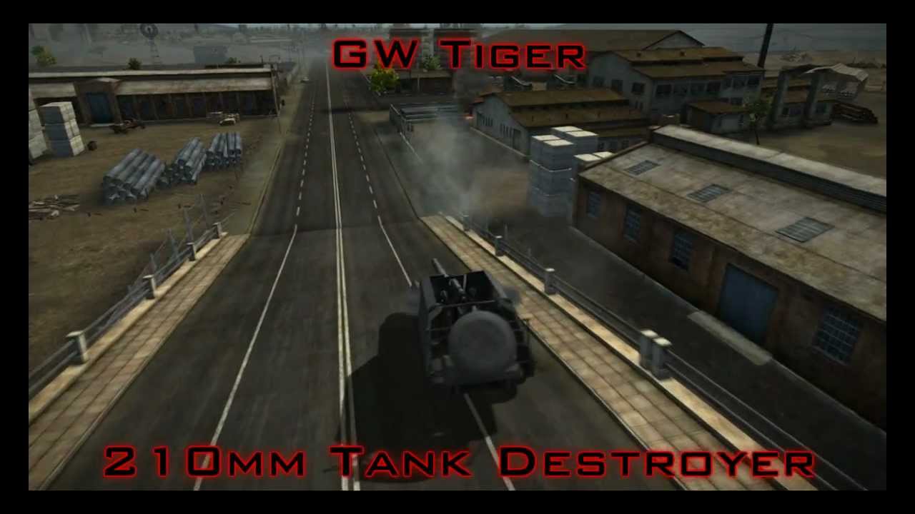 [World of Tanks] GW Tiger 210mm TD - YouTube