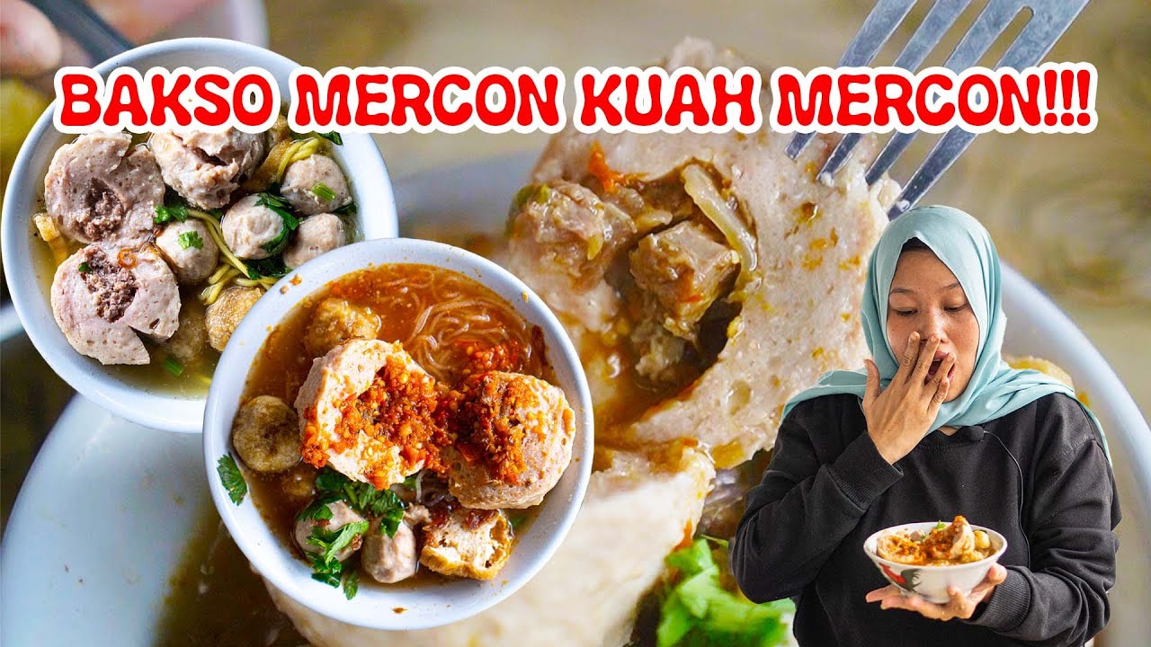 BAKSO MERCON MEMBARA! DATANG LEBIH AWAL BIAR KEBAGIAN TETELAN SAMA ...