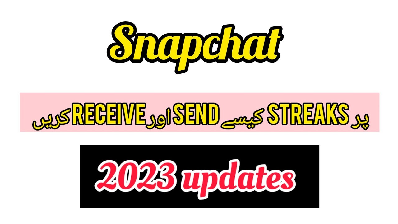 how to send & receive Snapchat streaks in 2023 new updates #snapchat # ...