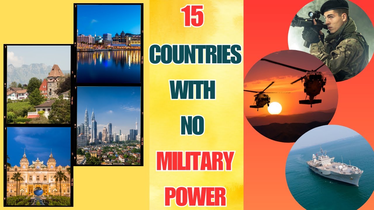 15 COUNTRIES WITH NO ARMY, NAVY OR AIRFORCE || LANDS WITHOUT ARMIES ...