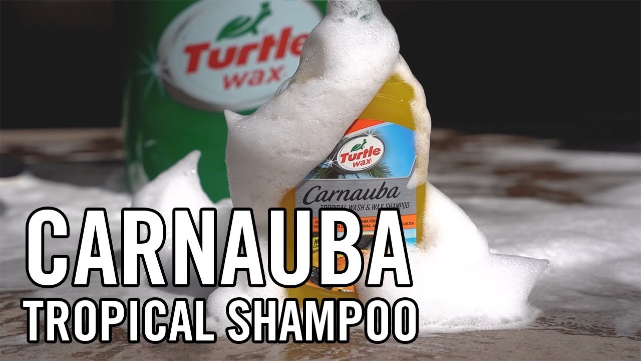 Turtle Wax Carnauba Tropical Shampoo - YouTube
