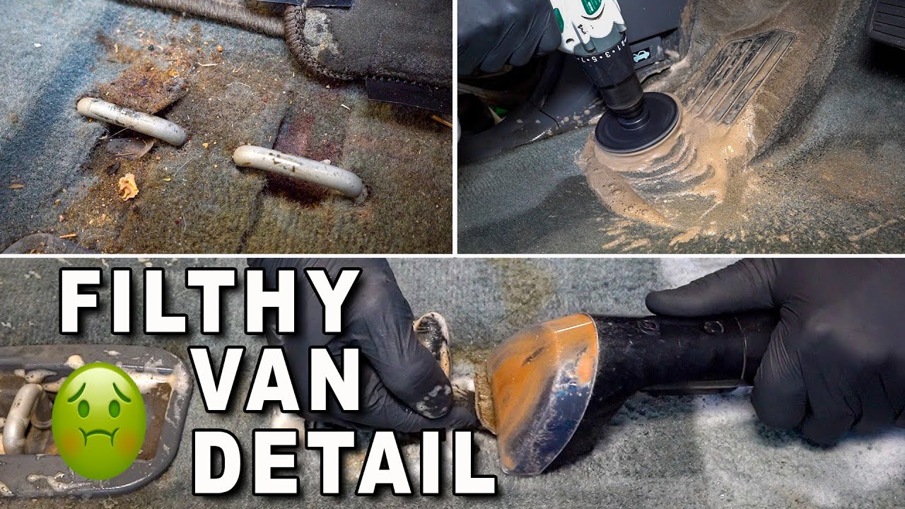 Deep Cleaning a FILTHY Minivan! | The Detail Geek - YouTube