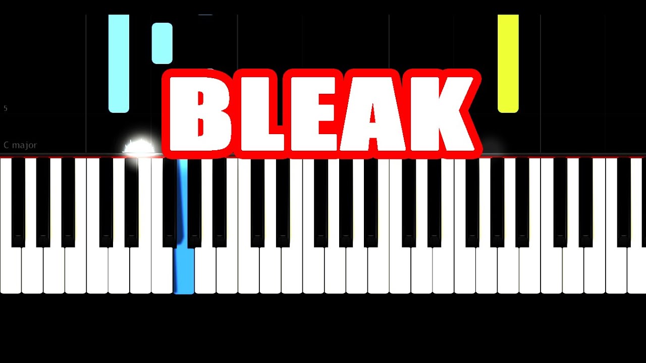 Artwalk - Bleak - Slow Easy Piano Tutorial - YouTube