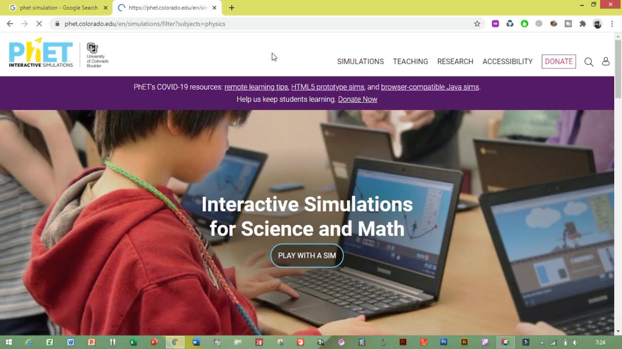 Tutorial menggunakan PHET simulation - YouTube
