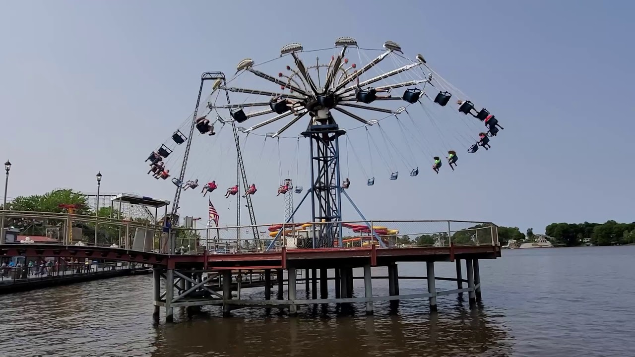 Sights and Sounds from a Day at Indiana Beach - YouTube