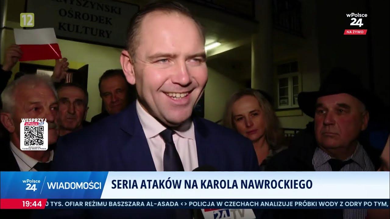 Wiadomości wPolsce24: Karol Nawrocki nie zwalnia tempa. Zapowiedział swój program wyborczy - YouTube