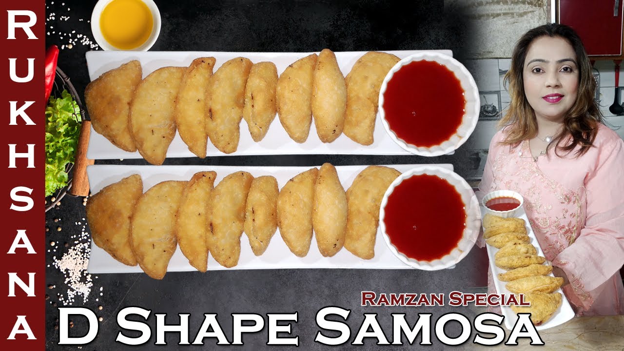 D Shape Samosa Recipe by CookingwithRukhsana | Ramzan Special | D ...