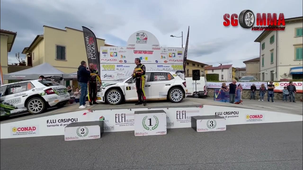 38° Rally Montecatini e Valdinievole 2023 Speciale Hotz - Ravasi Skoda Fabia R5 1' Assoluto ...
