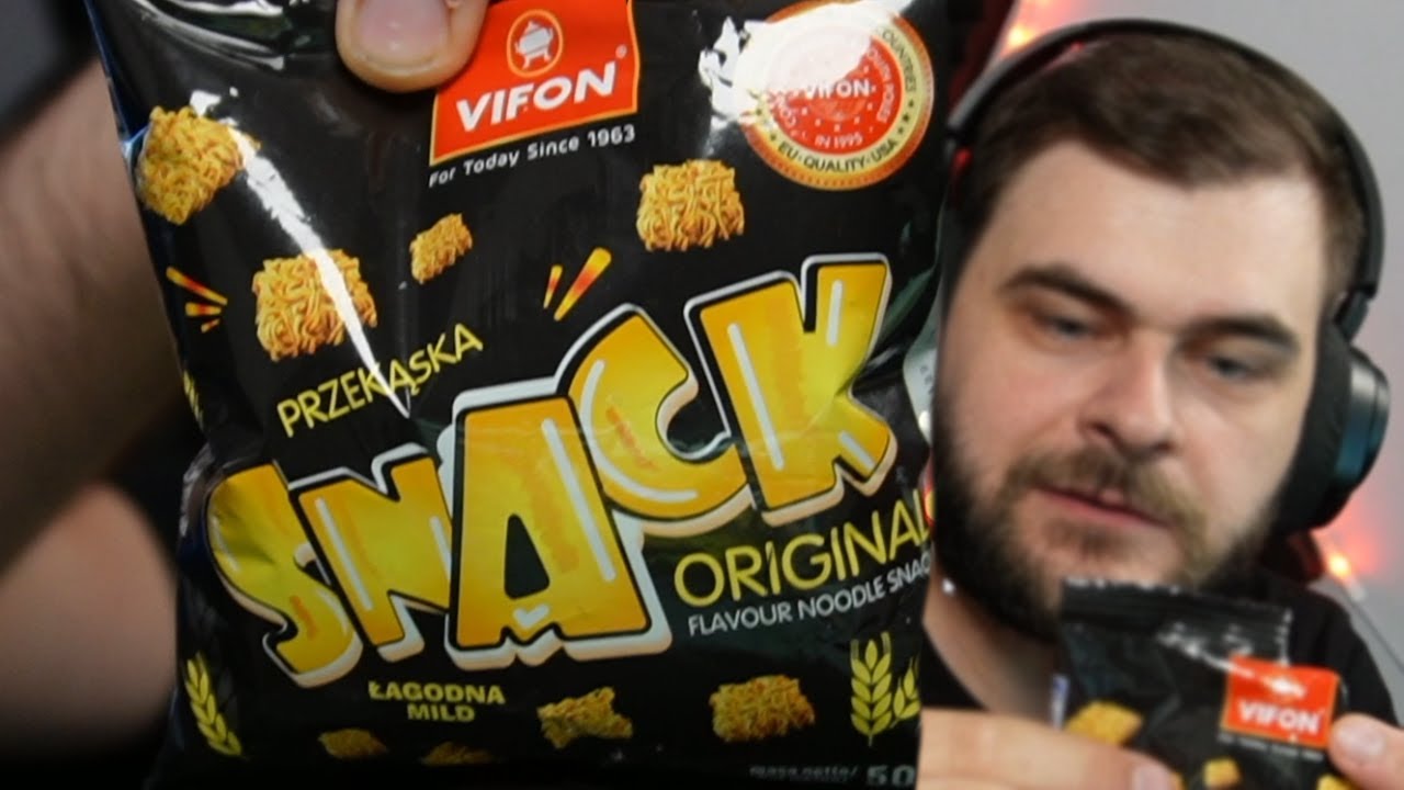Chrupki zrobione z "zupki chińskiej"? - szybki test Vifon Snack - YouTube