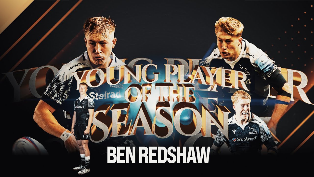 Ben Redshaw is your Newcastle Falcons young player of the season! - YouTube