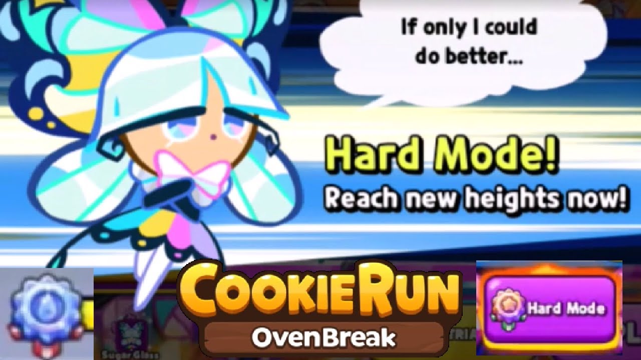 SUGAR GLASS COOKIE'S DIAMOND RANK AND HARD MODE! (Cookie Run: OvenBreak ...