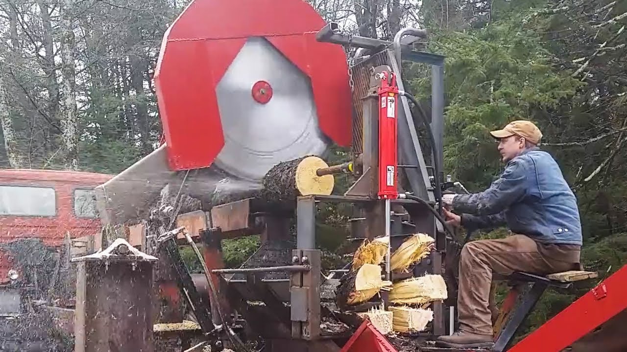 Amazing Automatic Homemade Firewood Processing Machines, Powerful Wood ...