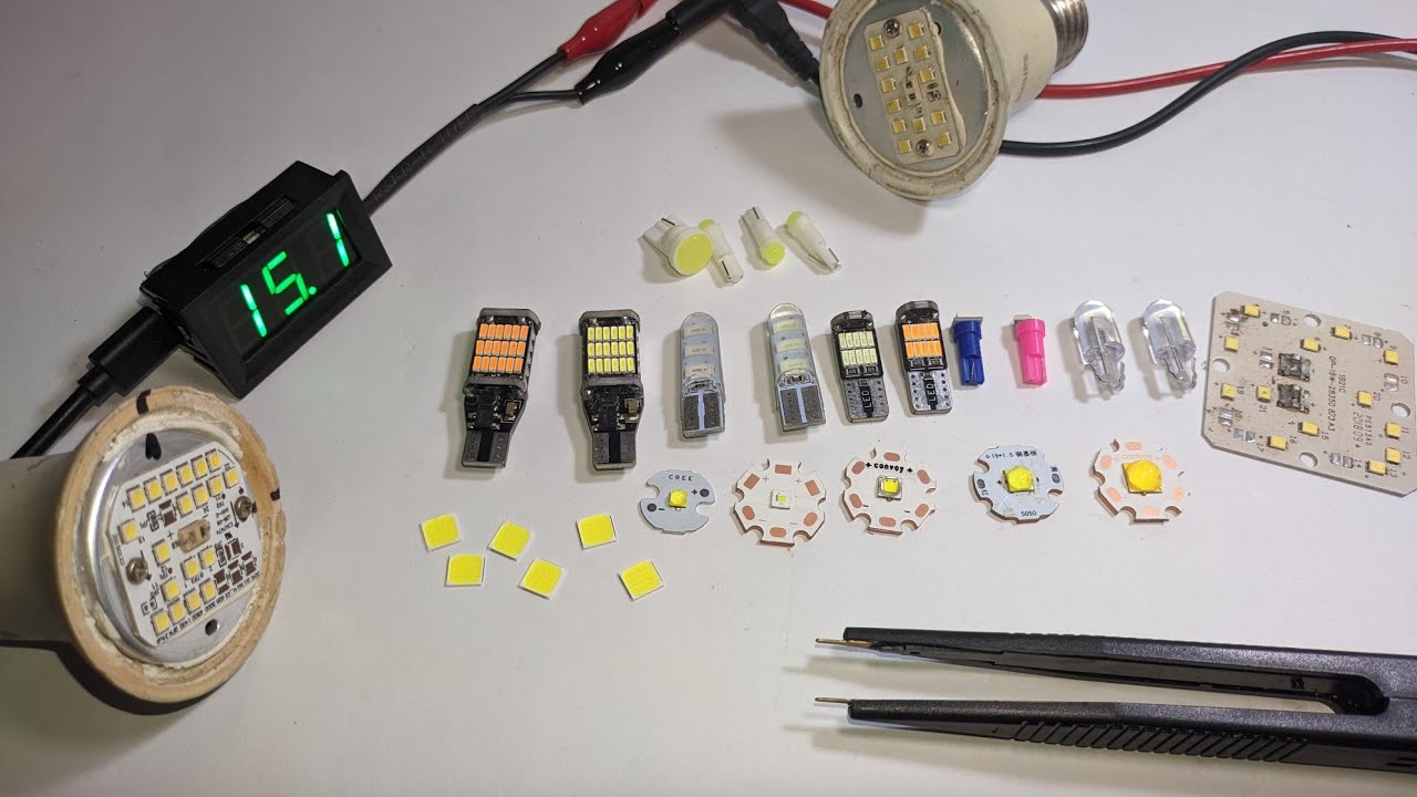 Membuat ALAT TESTER LED SEGALA jenis LED auto volt - YouTube