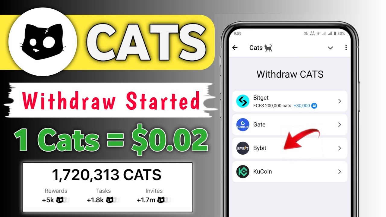 Cats Token Airdrop Update | Cats Token Claim Now | Cats Withdraw Start ...