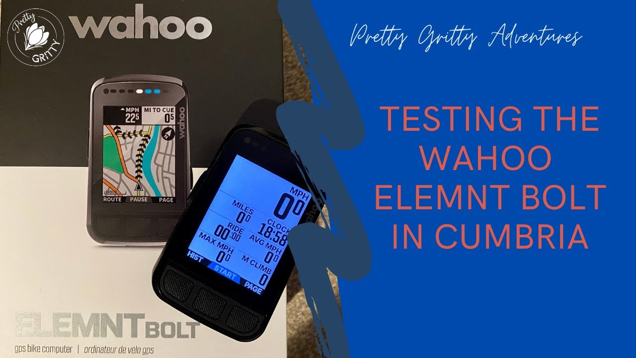 Testing the Wahoo Element Bolt v2 bike computer in Cumbria - YouTube