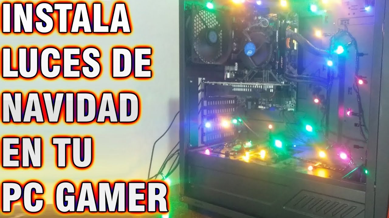 Luces de Navidad en tu PC GAMER - YouTube