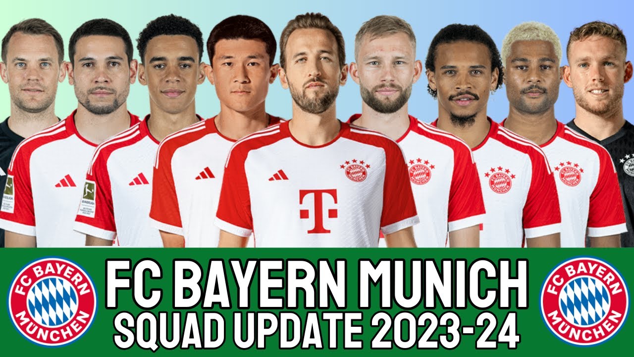 Bayern Munich Squad Update 2023/24 | BAYERN MUNICH | BUNDESLIGA - YouTube