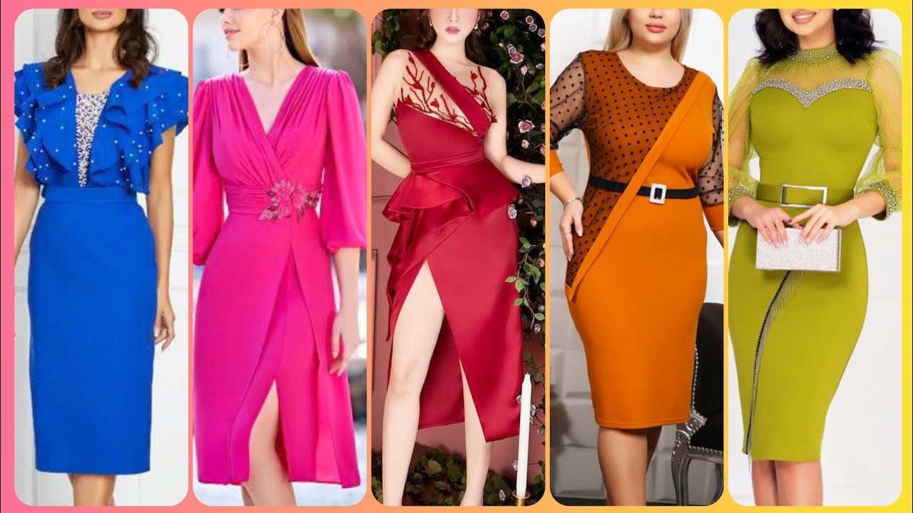 Most Beautiful 💯 stylish Mother Of The Bride Body Cone Dresses 24 - YouTube