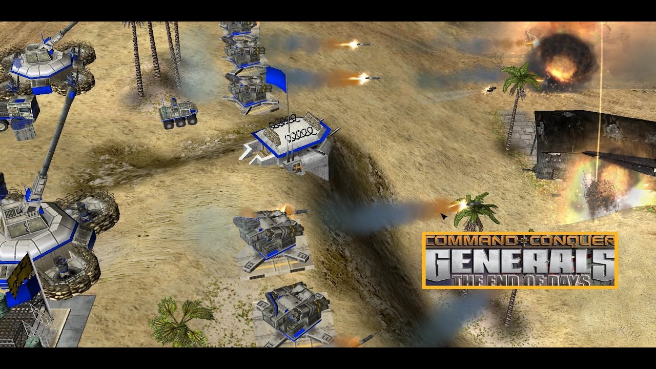 Command & Conquer - USA Vs GLA Hard Army - YouTube