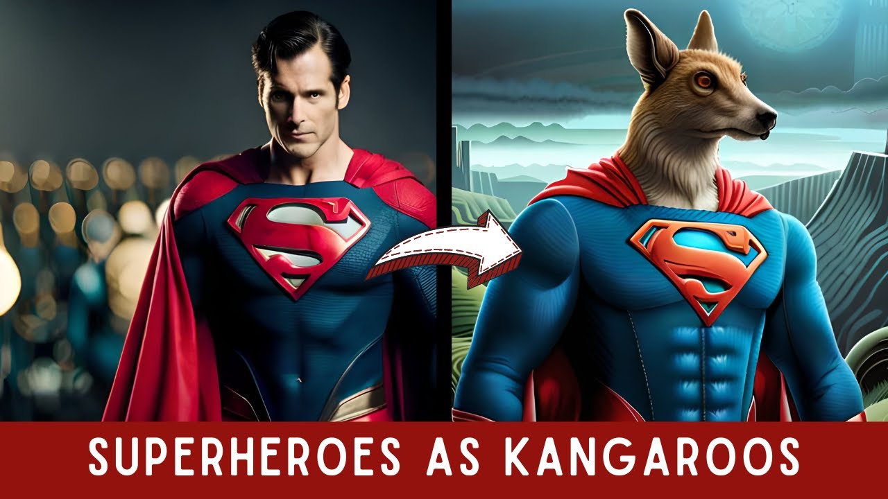 Kangaroo Superheroes 🔥 - Vengers Character ( Marvel & DC ) - YouTube
