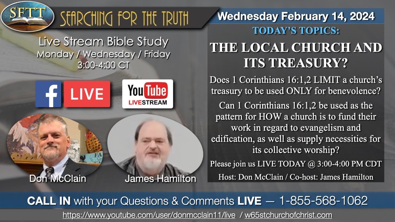 THE LOCAL CHURCH AND ITS TREASURY? - YouTube