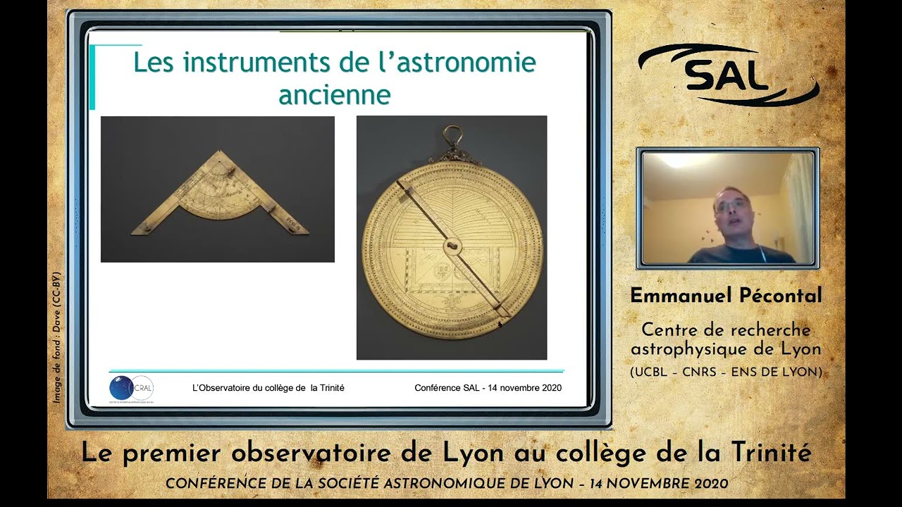 Le premier observatoire de Lyon au collège de la Trinité - YouTube