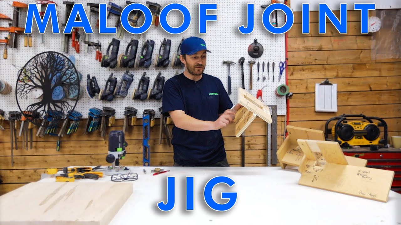 How to - Front leg Maloof joint jig - YouTube